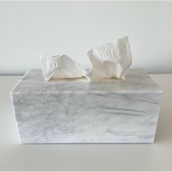 Accents | Marble Acrylic Tissue Box Holder | Poshmark